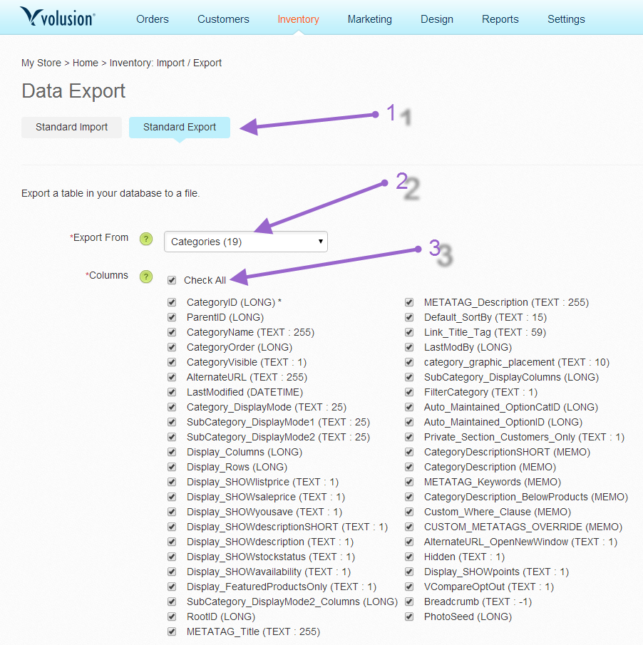 How to export data from Volusion in CSV Based Format – Cart2Cart FAQ